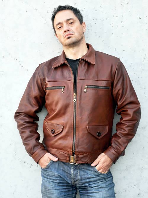 Noble House Company | Flight Jacket Hartmann: Brown Horsehide ...